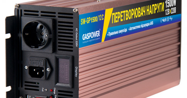 Инвертор ИБП 12-220 1500W (SW-GP1500/12C), цена 10 999 грн купить в Украине | ProfRacing